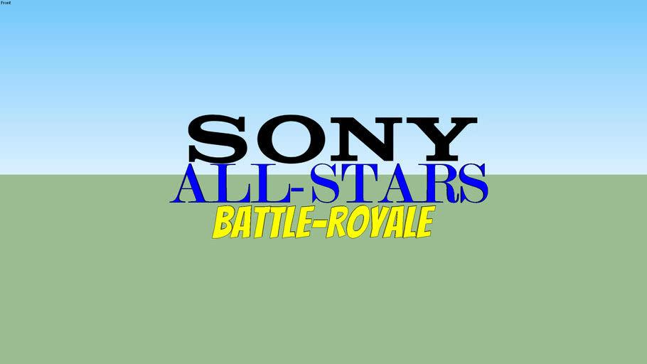 Sony All-Stars Battle-Royale Logo (2015) | 3D Warehouse