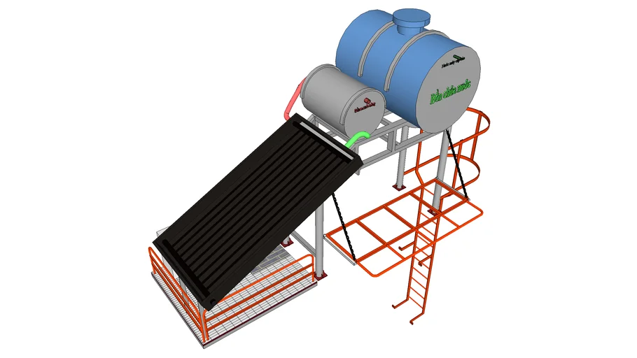 hot water tank | 3D Warehouse