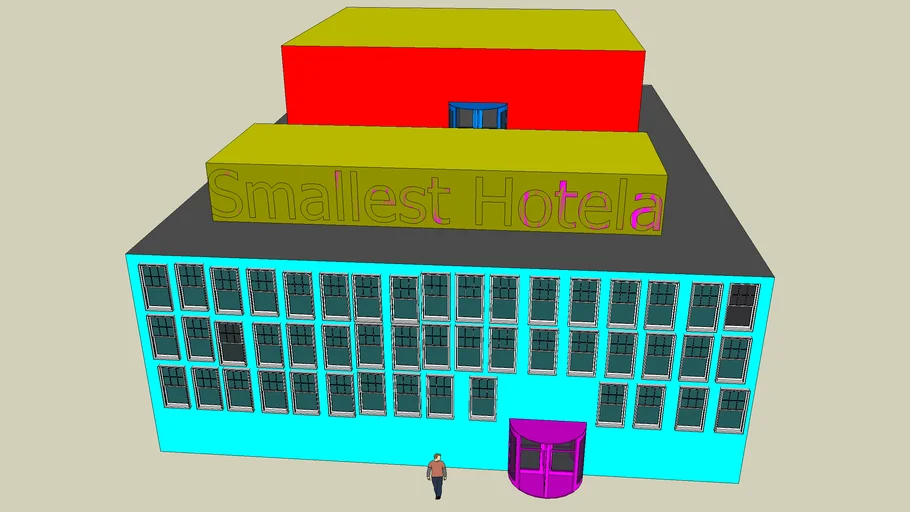 Small hotel | 3D Warehouse