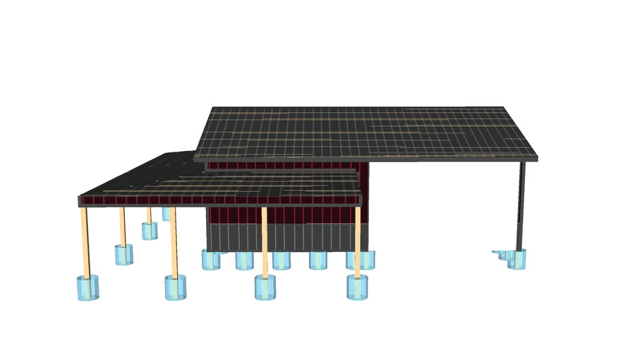 Neal Hess Pole Building | 3D Warehouse