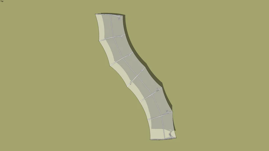 Wave Cantilever Canopy | 3D Warehouse