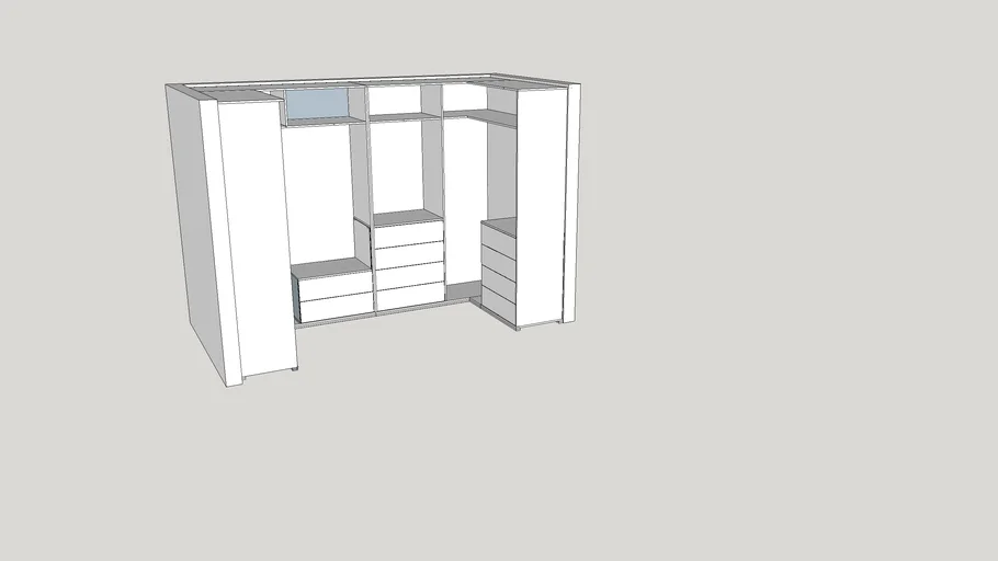 guarda roupas convertido | 3D Warehouse