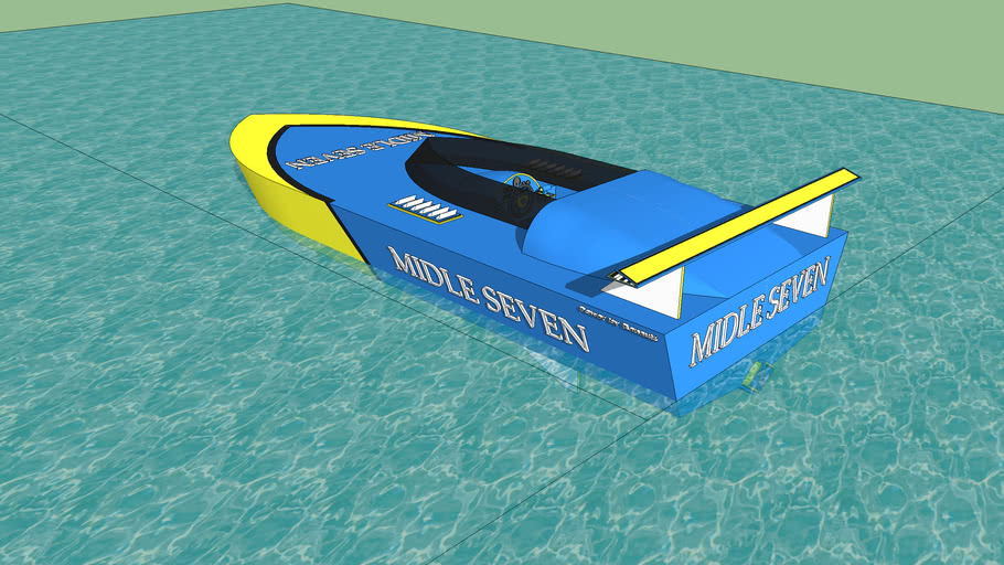 F1 Speed boat Midle Seven | 3D Warehouse