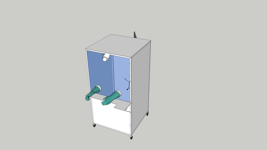 community sampling booth covid 19 | 3D Warehouse