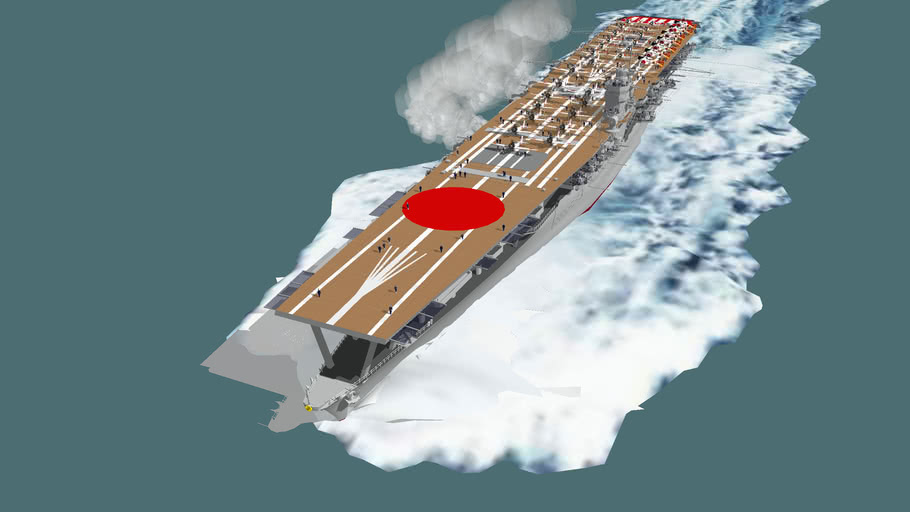 WW2 IMPERIAL JAPANESE NAVY AIRCRAFT CARRIER IJN SHOKAKU CV | 3D Warehouse