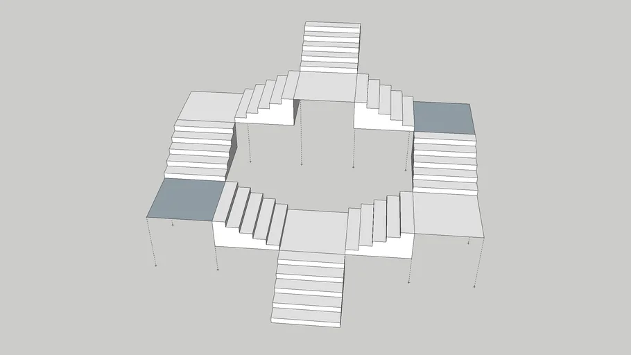 Stairs Model | 3D Warehouse