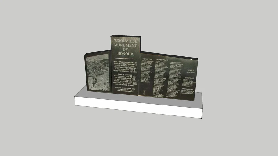 monument | 3D Warehouse