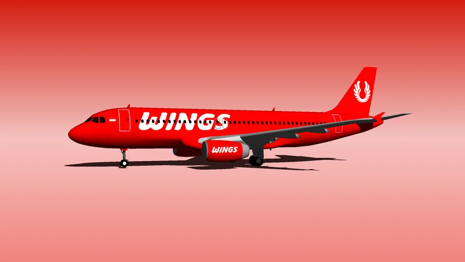 Wings Air Airbus A320-200 S 1 | 3D Warehouse