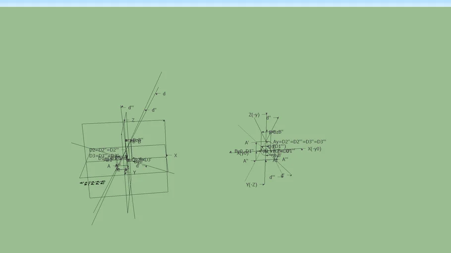 Perspective geometry & Orthogonal view Transparent | 3D Warehouse
