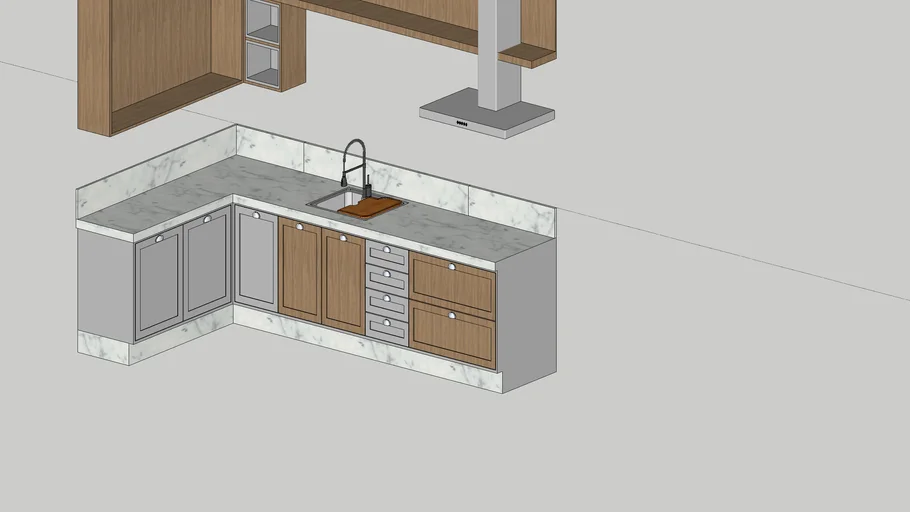 Simple Kitchen | 3D Warehouse