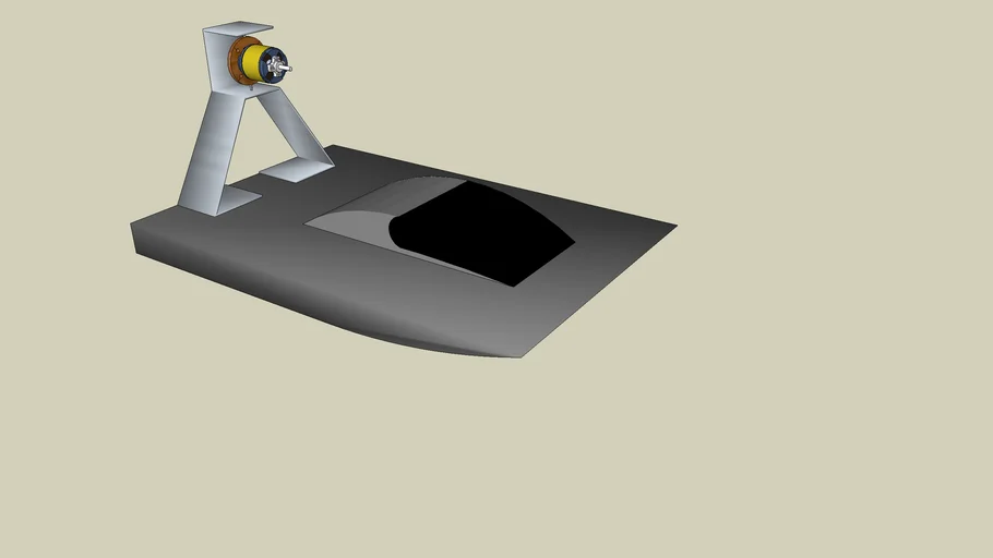 Vectored thrust R/C Airboat Design | 3D Warehouse