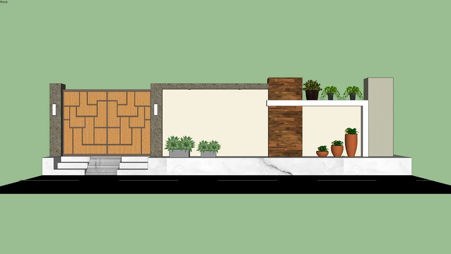 Boundary Wall | 3D Warehouse