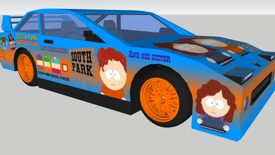 South Park Racing Club Levi Broflovski Car | 3D Warehouse