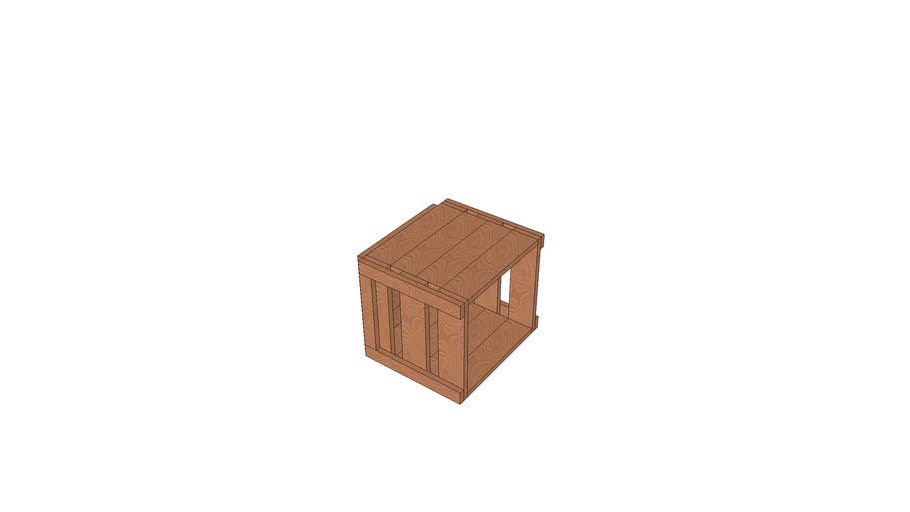 wooden display box | 3D Warehouse