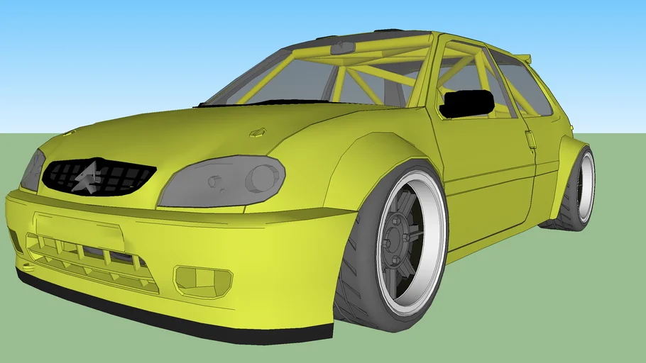 Citroen Saxo widearch - Boy Racers Dream | 3D Warehouse