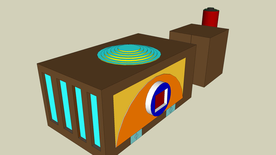 1st colored multi-building thingy | 3D Warehouse