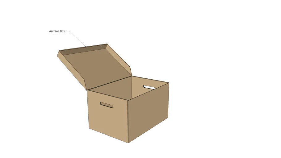 Acc - Archive Box | 3D Warehouse