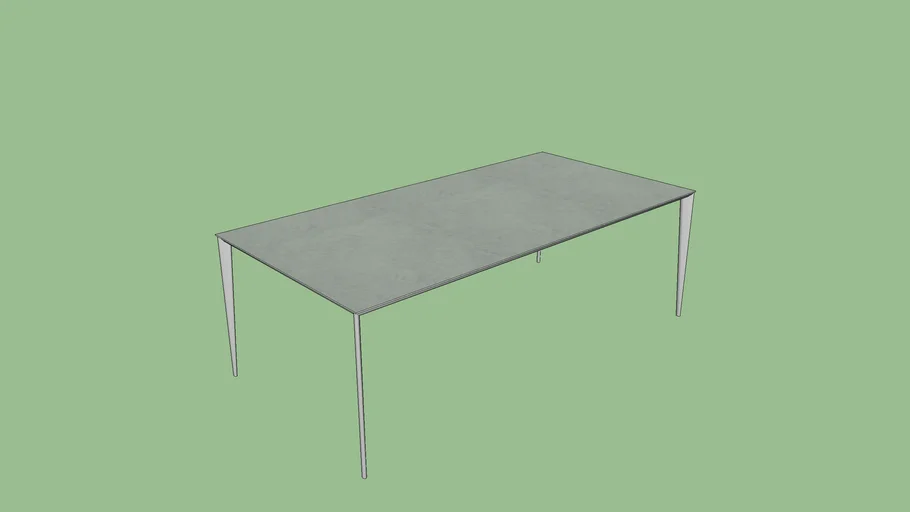 MESA RETANGULAR - SLIM | 3D Warehouse