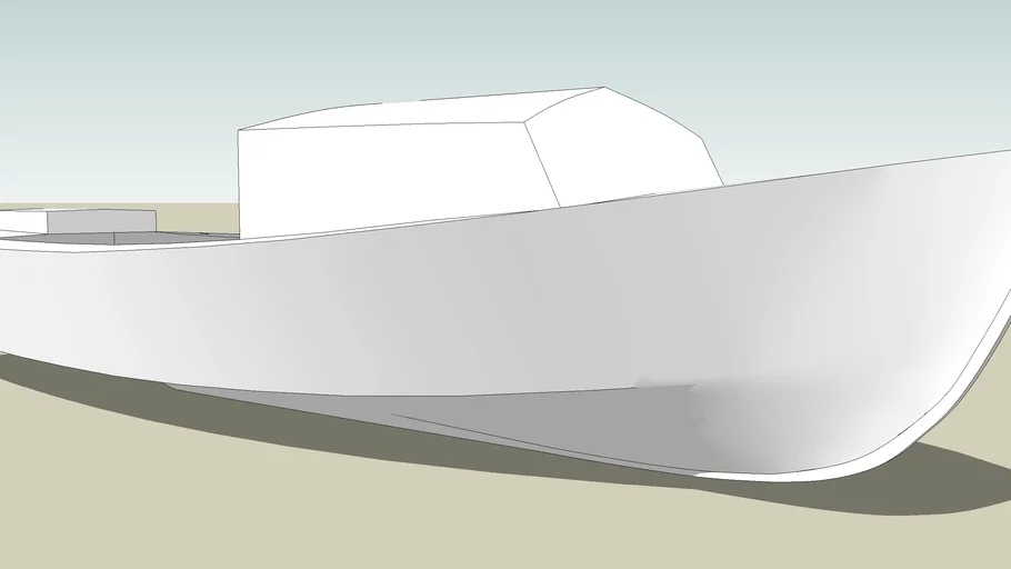 Ninigret Skiff Atkin & Co motor boat | 3D Warehouse