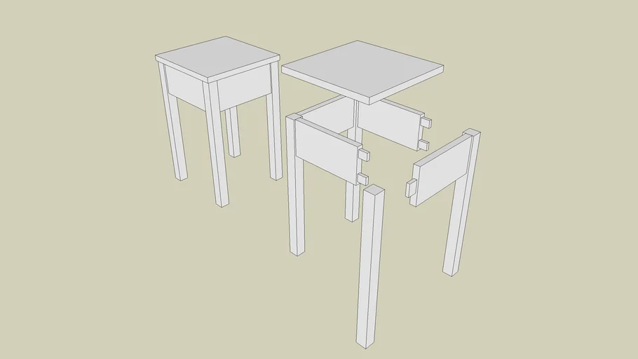 small table | 3D Warehouse