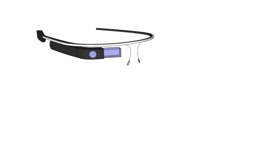 Google Glass 3d Model