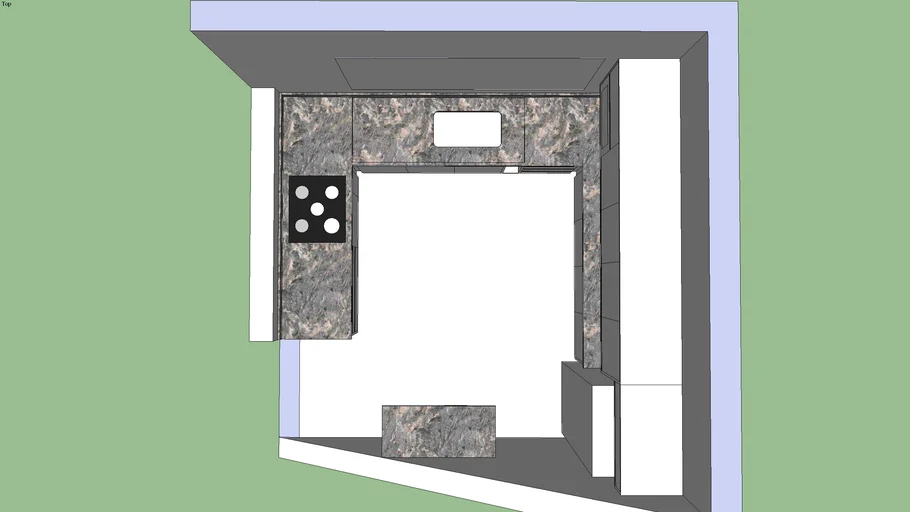 Cozinha em '' U '' | 3D Warehouse