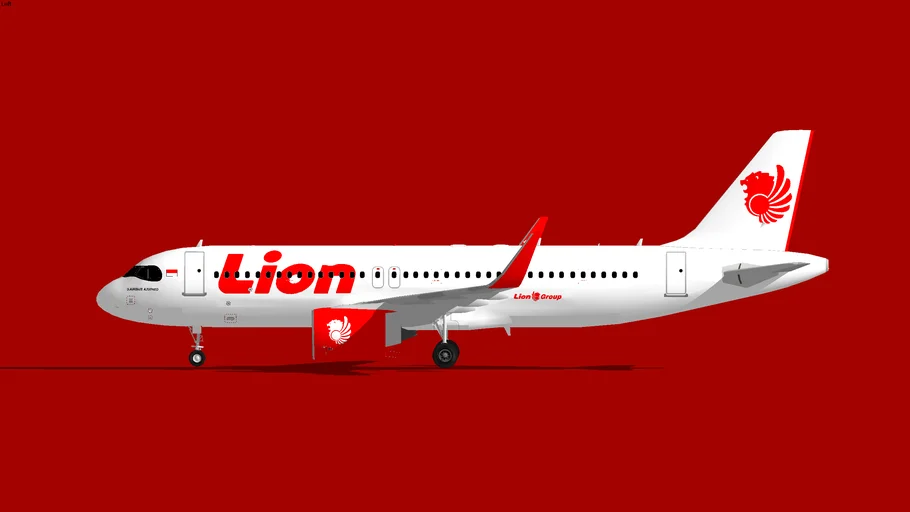 Lion Air Airbus A320Neo 2 | 3D Warehouse
