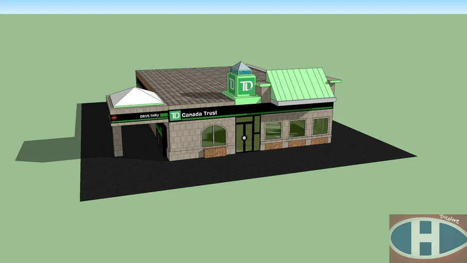 TD Bank Model by Tricolore | 3D Warehouse