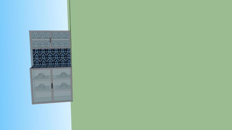 lemari piring kaca | 3D Warehouse