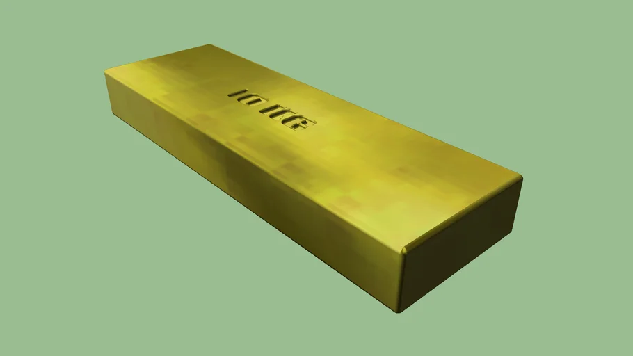 lingot d'or | 3D Warehouse