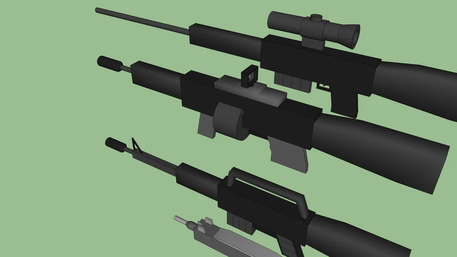 guns | 3D Warehouse