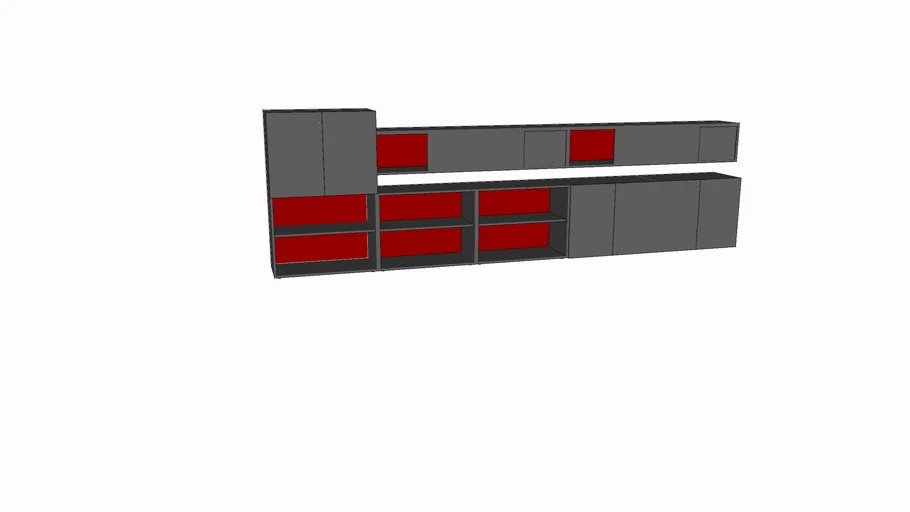 Storage unit (side Wall) AF | 3D Warehouse