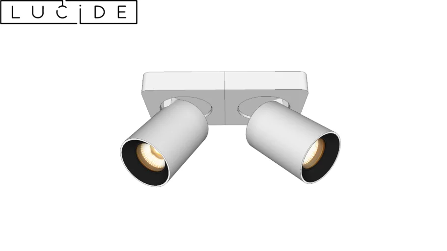 Lucide NIGEL - Ceiling spotlight - LED Dim to warm - GU10 - 2x5W 2200K ...