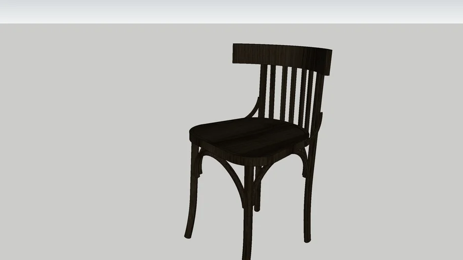 SIMPLE_CAFE_CHAIR | 3D Warehouse