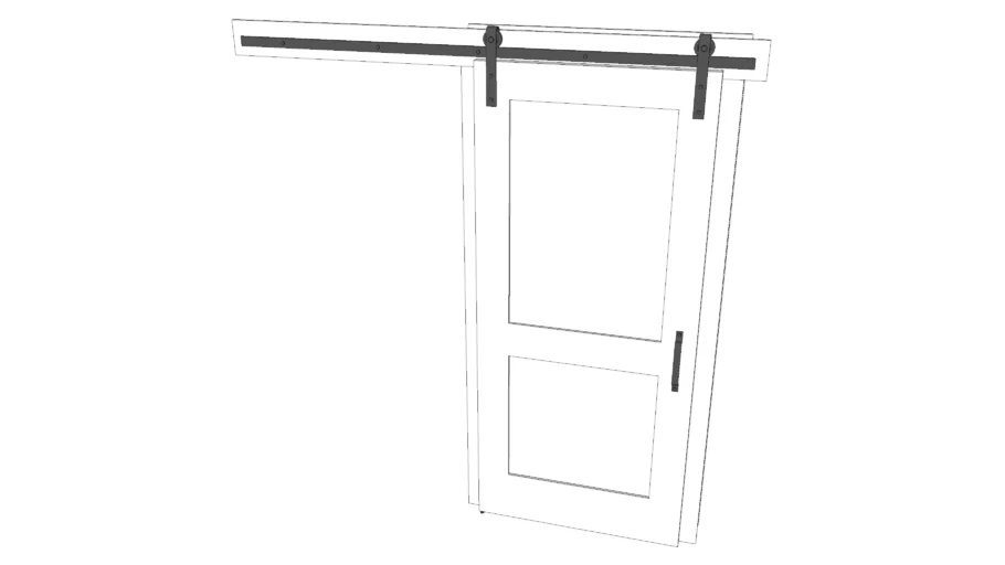 Barn Door Assembly_36 | 3D Warehouse