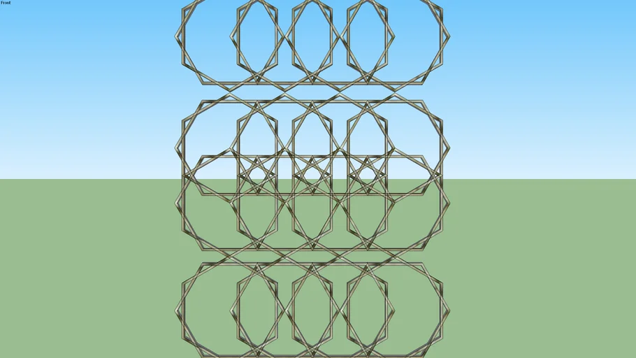 Hex jaali | 3D Warehouse