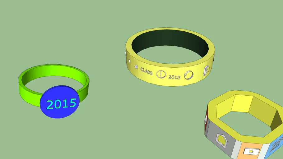 Class rings | 3D Warehouse