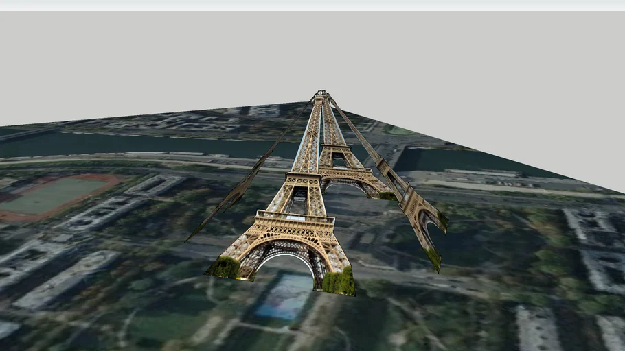 Eiffel Tower Paris France Europe | 3D Warehouse