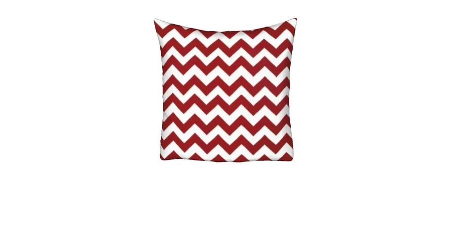 almofada chevron vermelho 50x50 | 3D Warehouse