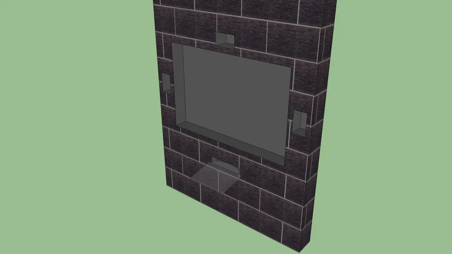 tile tv wall | 3D Warehouse