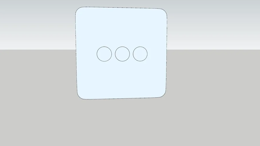 Hansgrohe Citterio E Select 3 button | 3D Warehouse