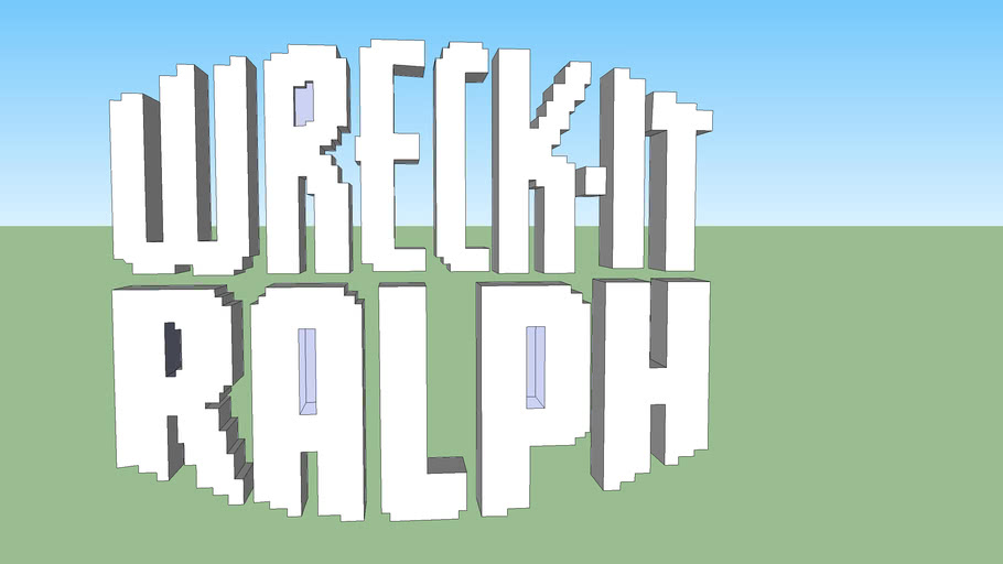 wreck it ralph logo | 3D Warehouse