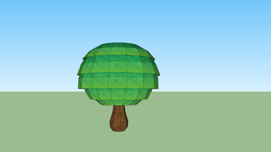 Mario Kart 'Wii Tree 1' (MK8 model) | 3D Warehouse