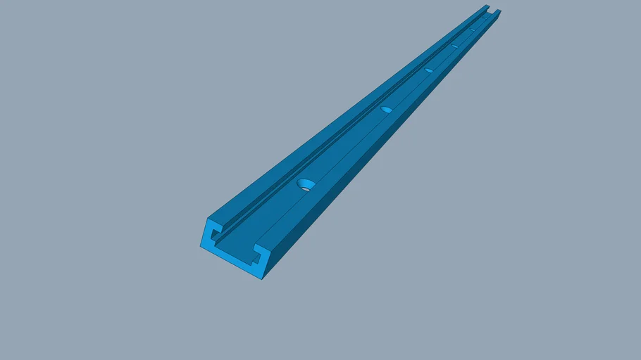 Universal T-Track 24 in | 3D Warehouse