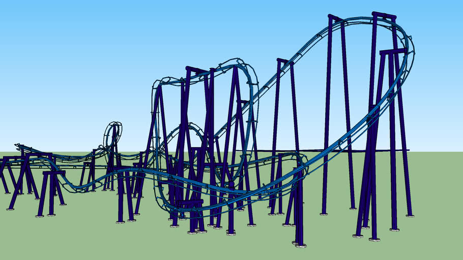infusion roller coaster blackpool pleasure beach | 3D Warehouse