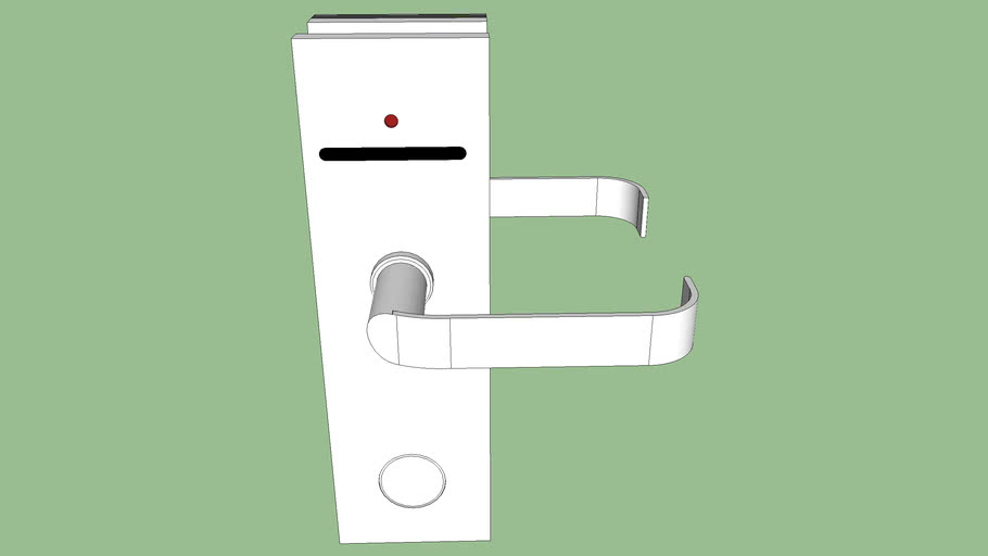 keycard lock right | 3D Warehouse