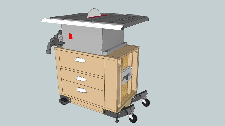 Table Saw Cabinet | 3D Warehouse