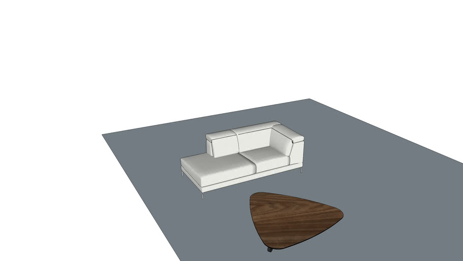 Mesa de centro Triangular | 3D Warehouse