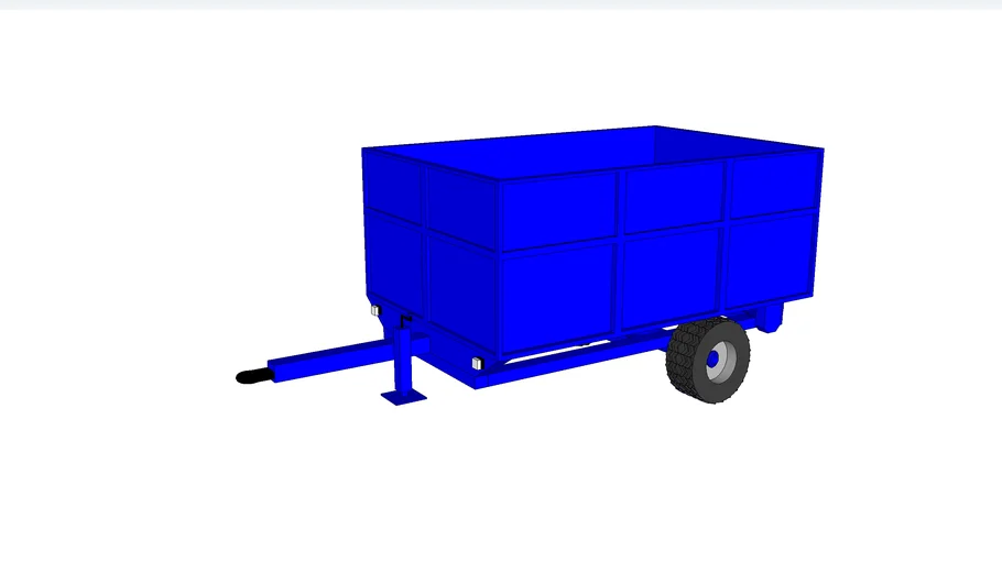 5T Tipper Trailer | 3D Warehouse