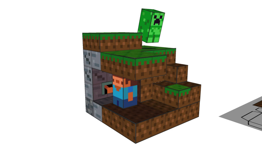 Minecraft papercraft | 3D Warehouse
